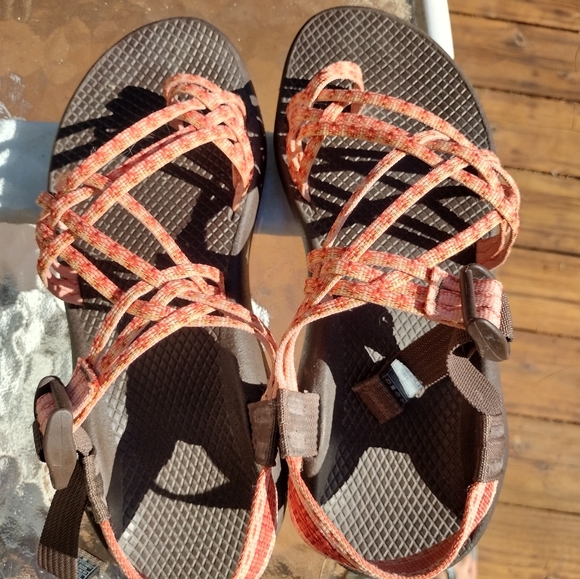 Chaco | Shoes | Chaco Zx3 Women Size 9 Peach Orange Brown | Poshmark